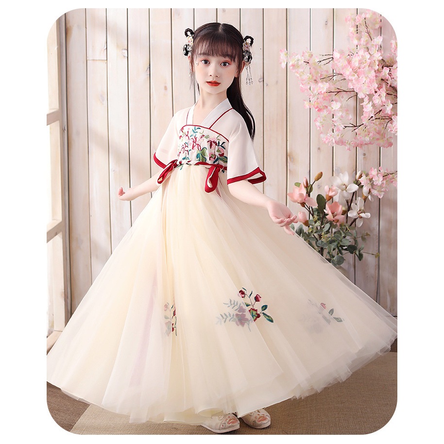 Jual Gaun Hanfu Anak Perempuan Kostum Anak Cina Peri Super Dress Tang ...