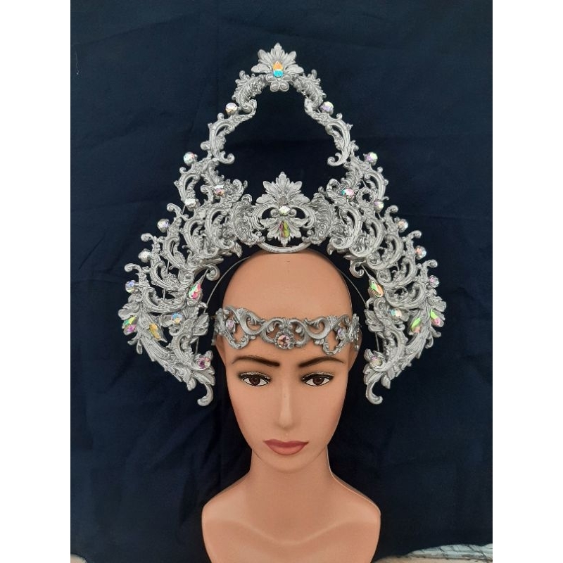 Jual Aksesoris Mahkota Tari Intan/Mahkota Murah/Mahkota Adat | Shopee ...