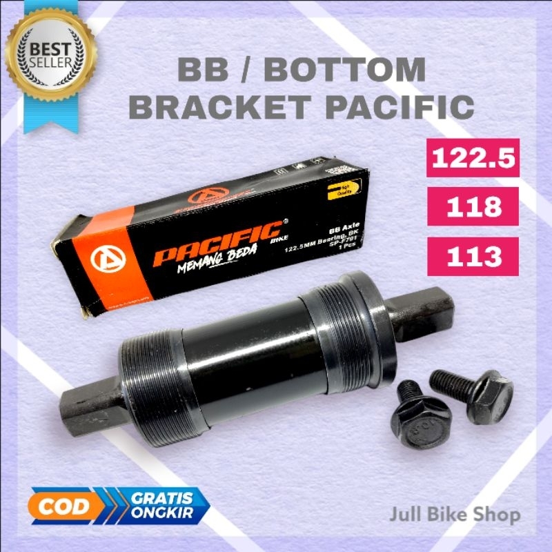 Jual BB Bottom bracket PACIFIC sepeda kotak 113 118 122.5 122 mm ...