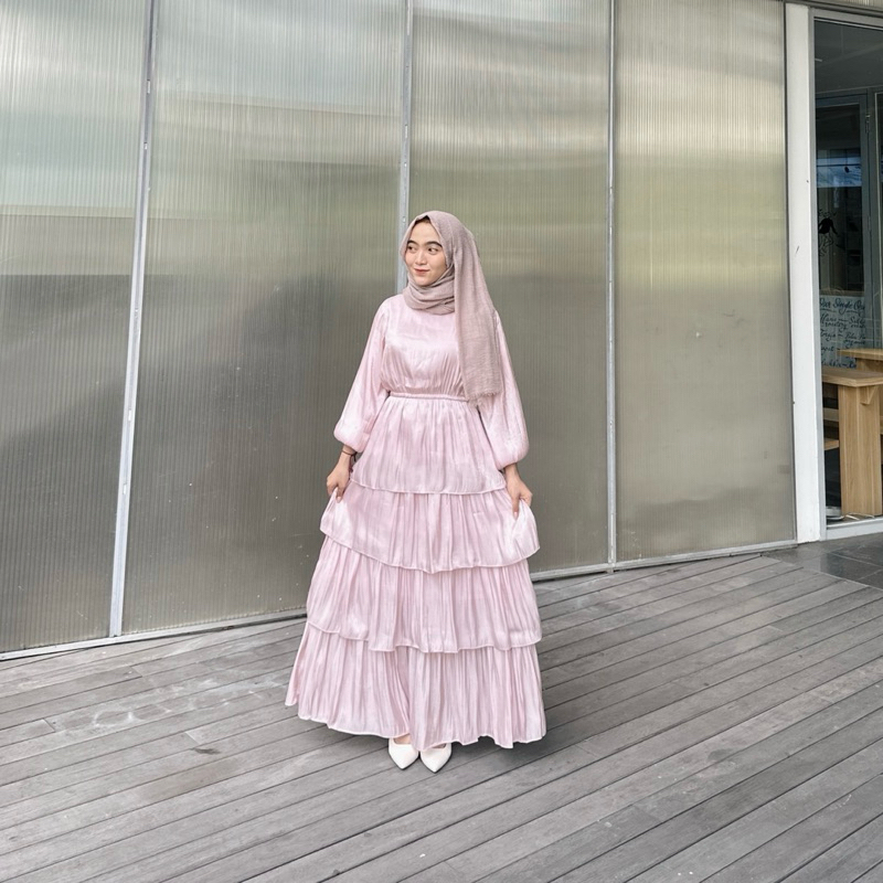 Jual Camelia Dress Shimmer Premium/Dress Raya 2024/Dress terbaru ...