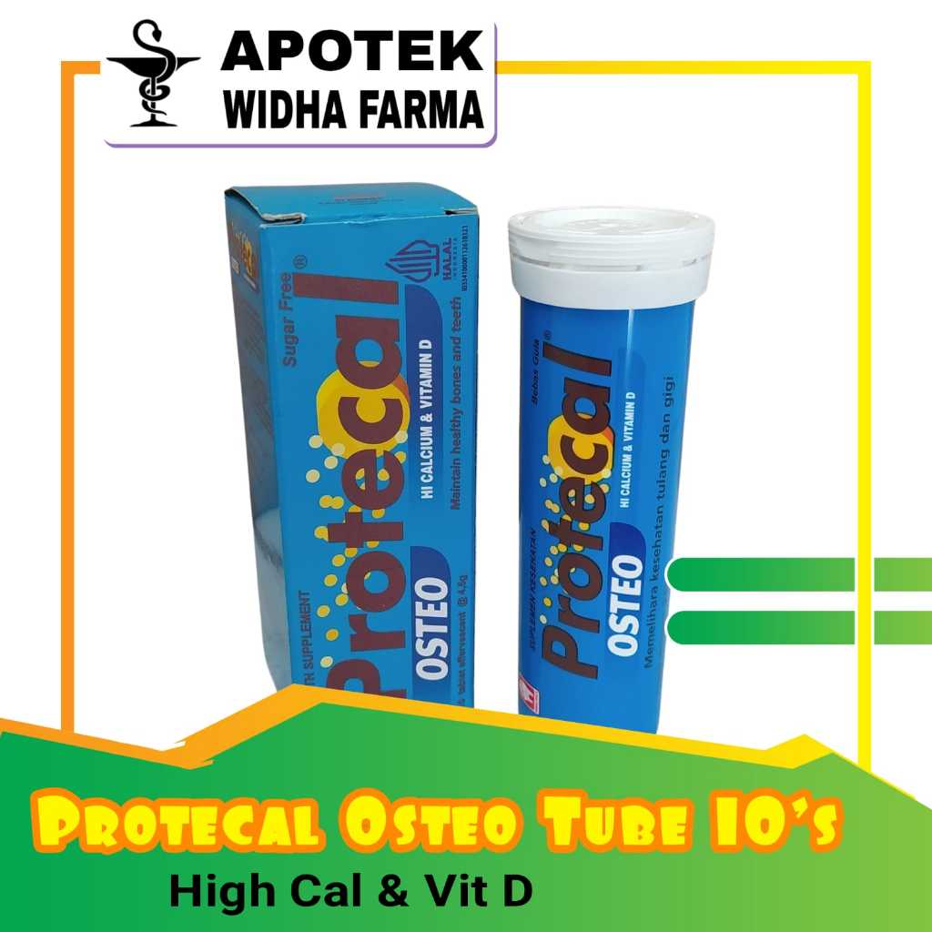 Jual Protecal Osteo Hi Calcium & Vitamin D 10 tablet effervescent ...