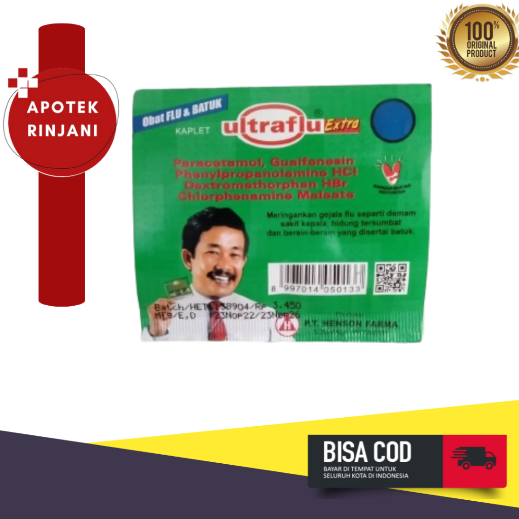 Jual ULTRAFLU EXTRA BATUK PILEK (4 KAPLET) | Shopee Indonesia