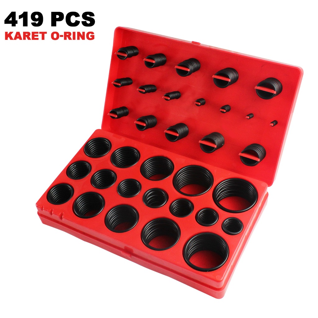 Jual Allefix O-ring Set - Oring Seal Kit 419PCS - Karet Ring Set - Seal ...