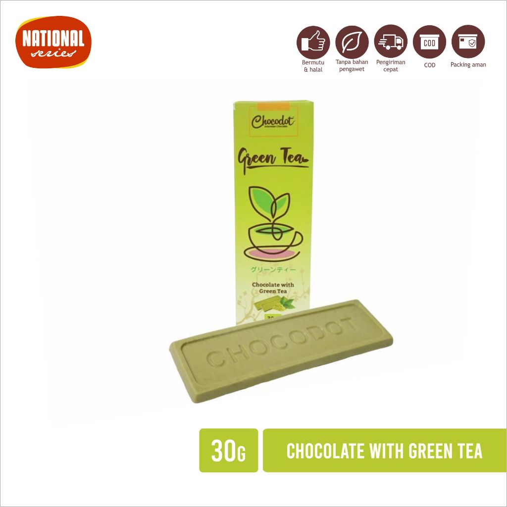 Jual Coklat Chocodot Greentea 30g | Shopee Indonesia