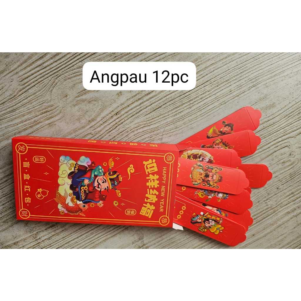 Jual mrcaisen ANGPAO 12pc 1PAK angpau mini angpau kocok 2024 angpau ...