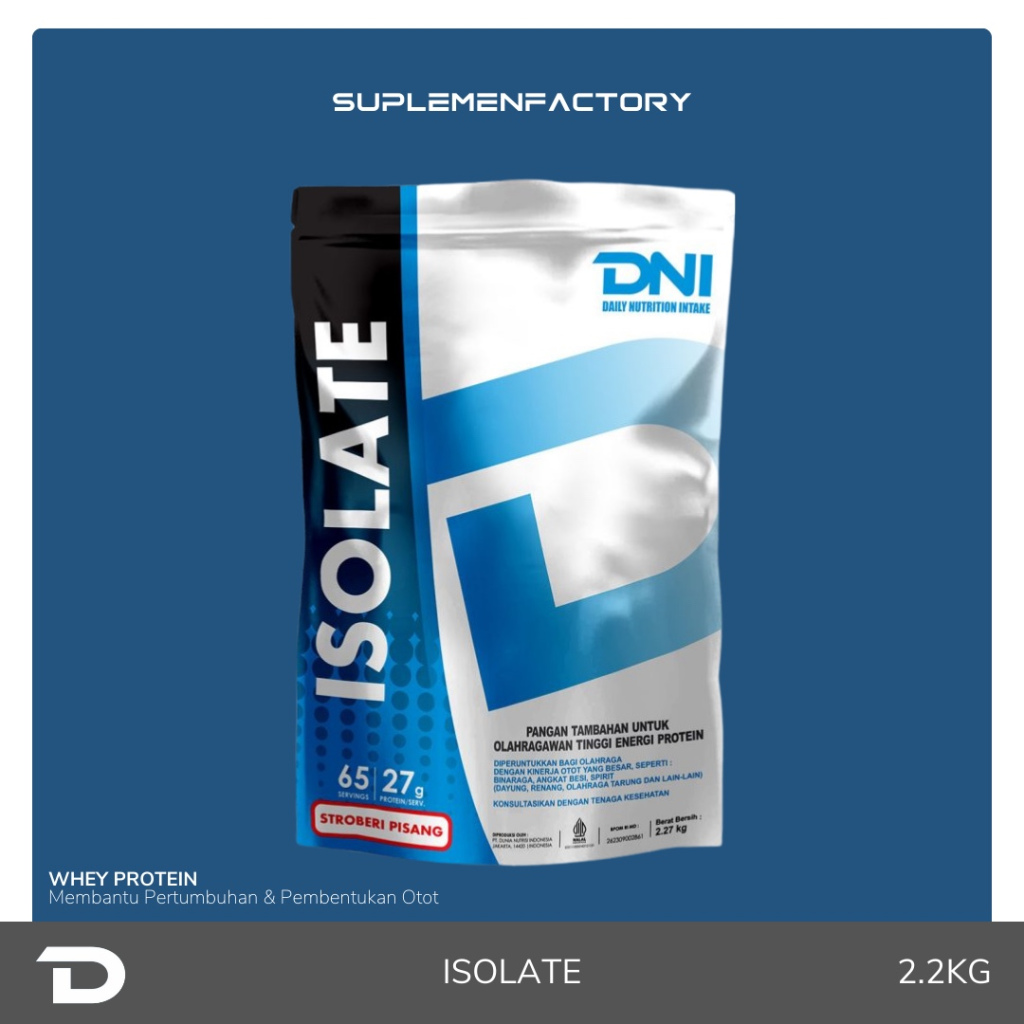 Jual DNI Whey Protein Isolate 5 Lbs | Shopee Indonesia
