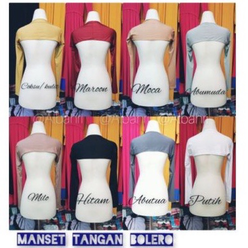 Jual Manset Bolero -Manset Tangan Sambung Bolero-Inner Bolero | Shopee ...