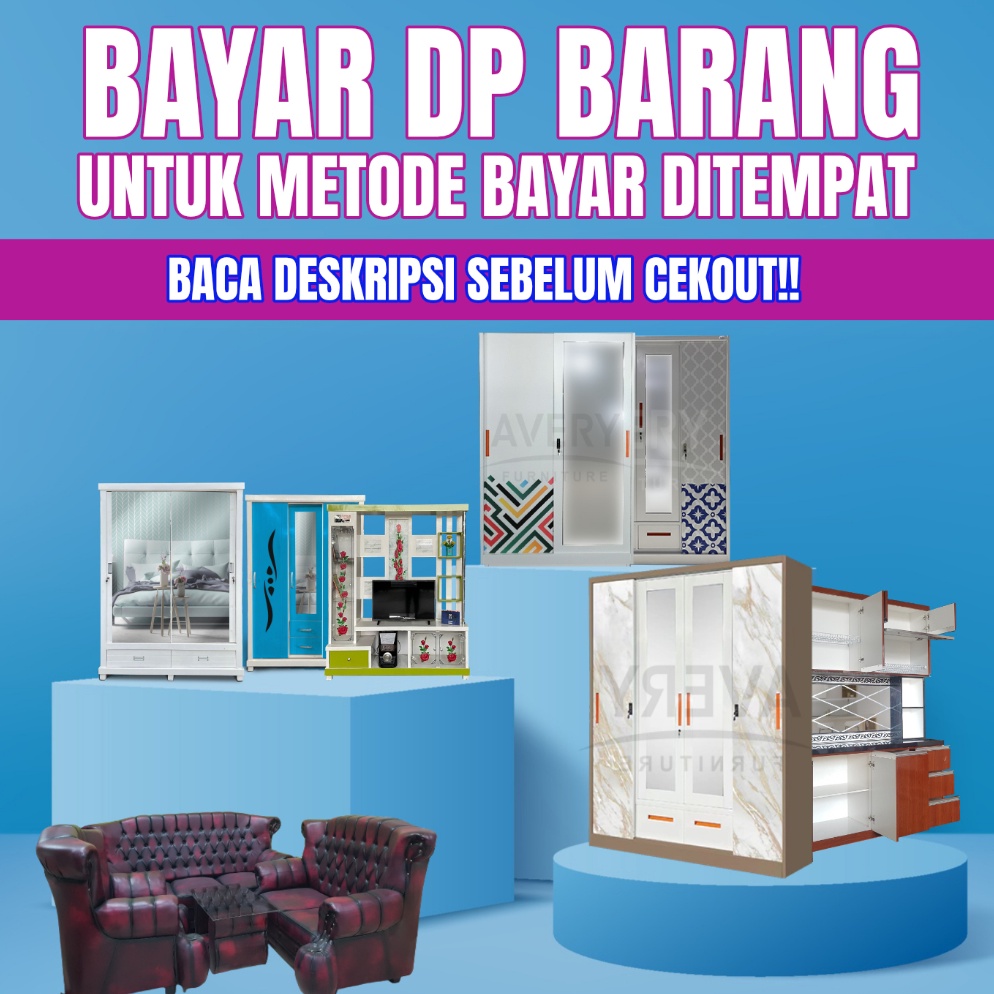 Jual ART P44X Bayar DP Untuk COD Barang Lemari Sofa Rak Piring dan lainnya Menggunakan Kurir ...