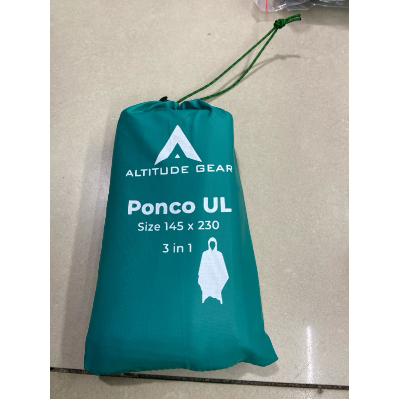 Jual Jas Hujan Poncho Ultralight 3in1 anti tembus Altitude gear 145cm x ...