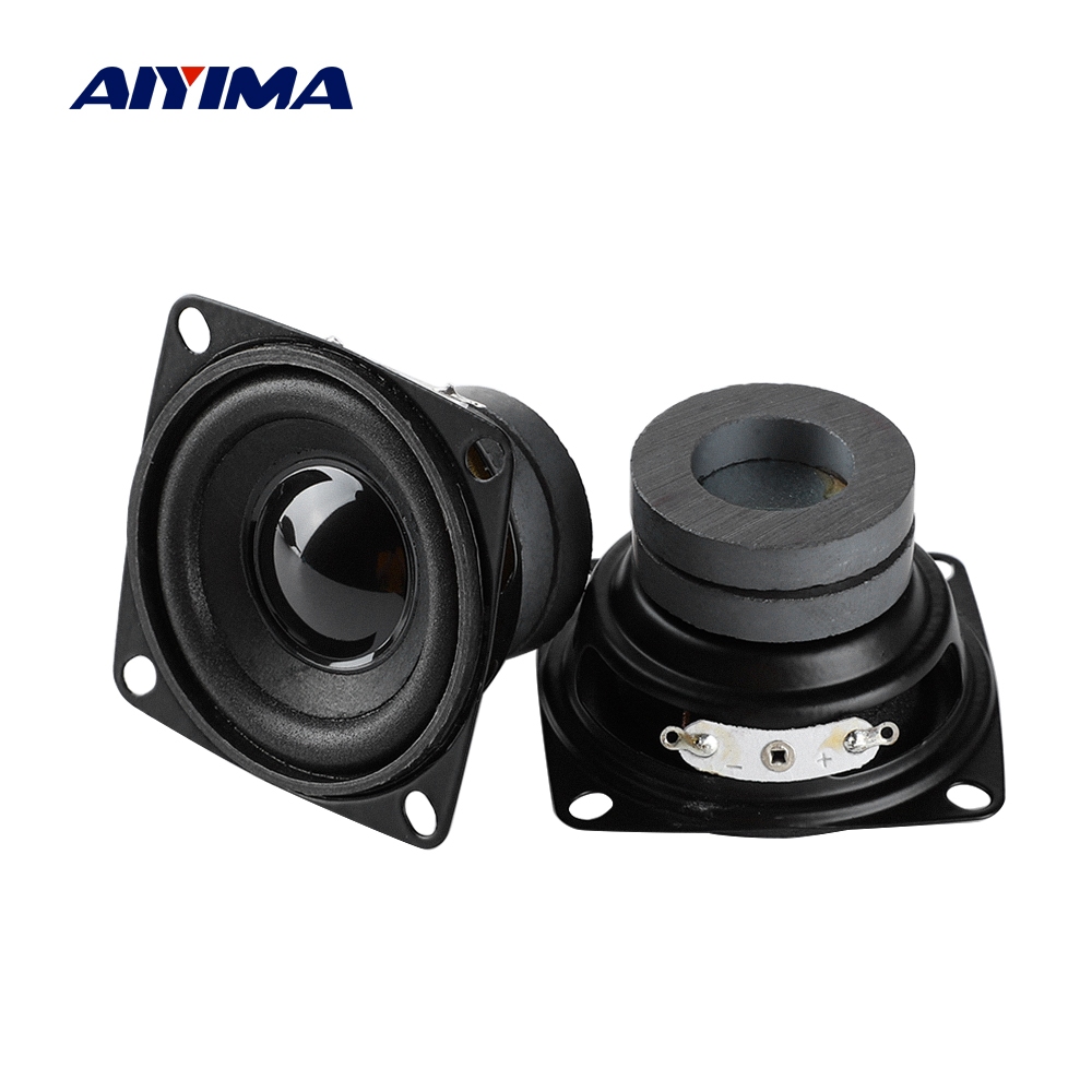 Jual AIYIMA 2Pcs Mini Audio Portable Speakers 4/8 Ohm 10W Full Range Multimedia Speaker DIY For ...