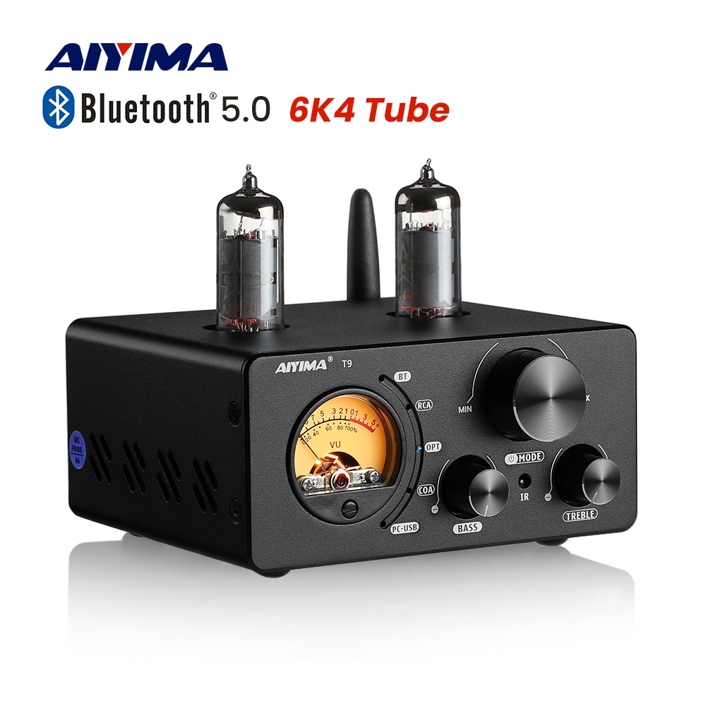 Jual AIYIMA Audio T9 Bluetooth 5.0 Vacuum Tube Amplifier USB DAC Stereo ...