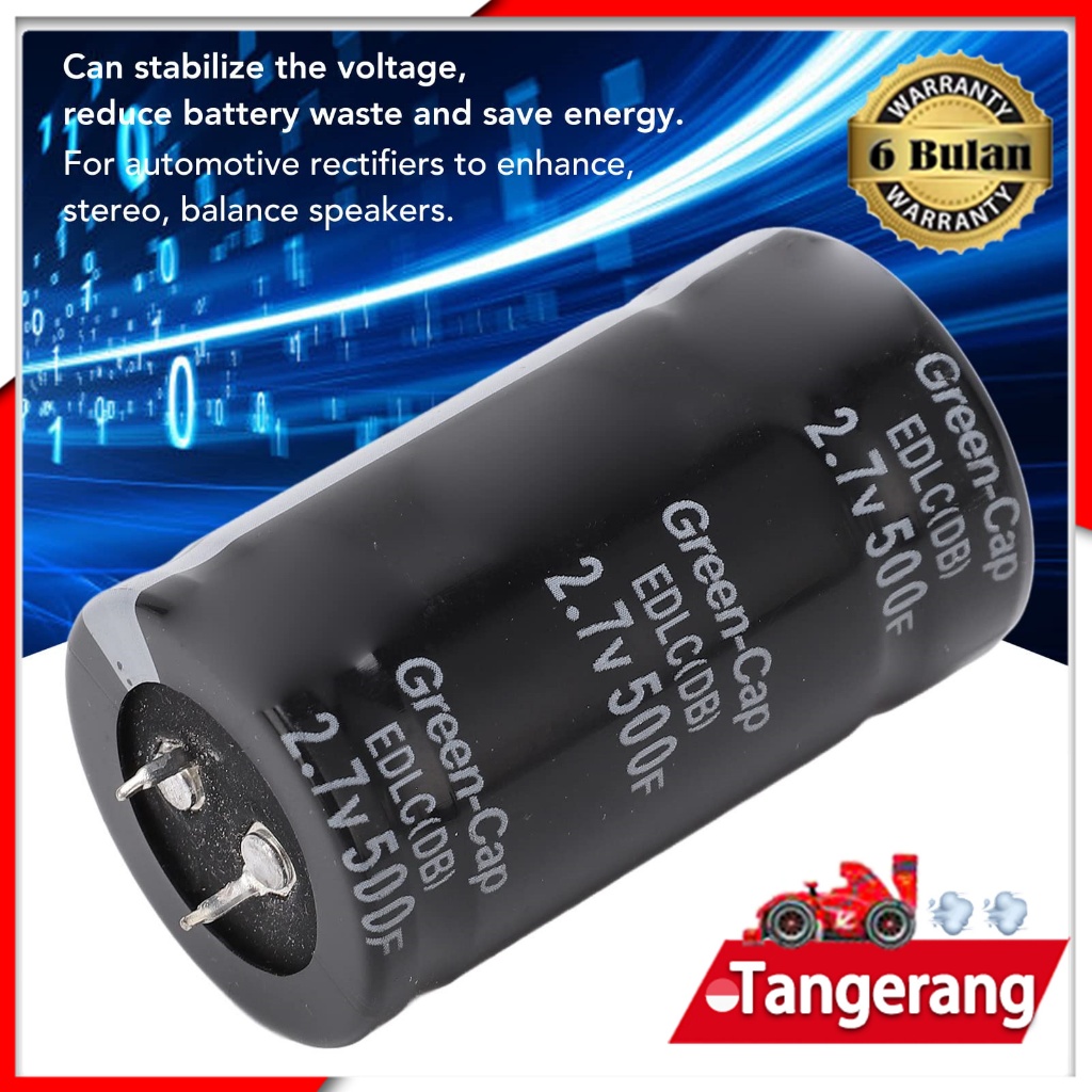 Jual Super Capasitor 500f Kapasitor Super Farad DC 2.7v Dua Kaki 35 ...