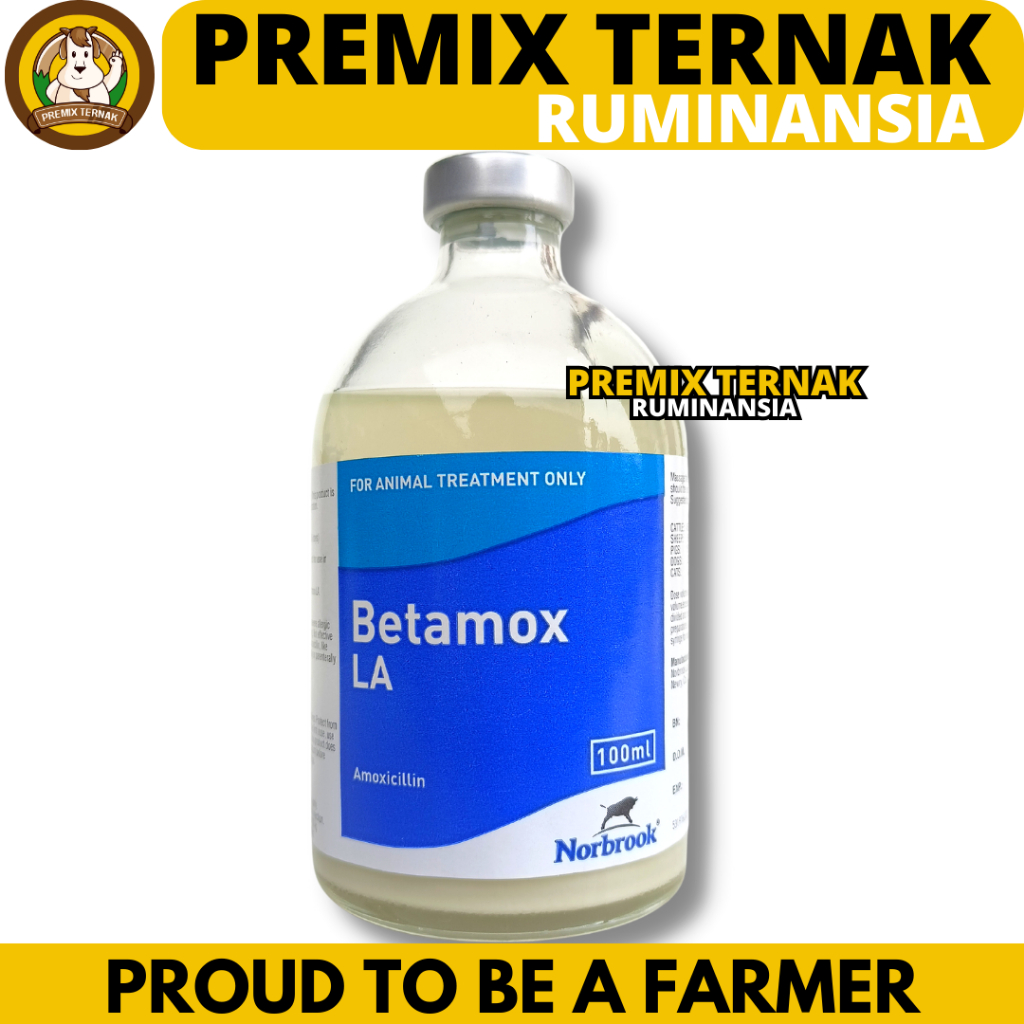 Jual BETAMOX LA 100ml Inj - Antibiotik Pencernaan Untuk Hewan Ternak ...
