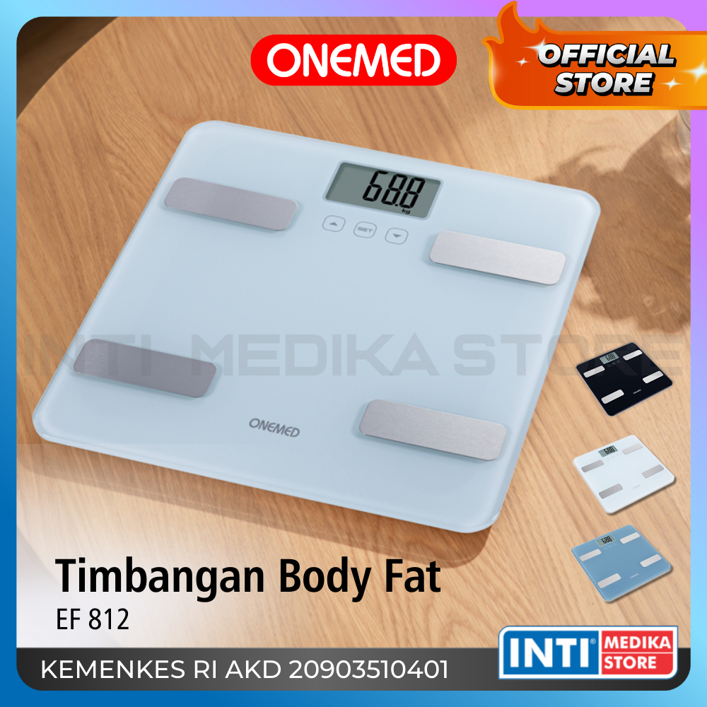 Jual ONEMED - Timbangan Badan Digital BMI Body Fat EF812 | Timbangan ...