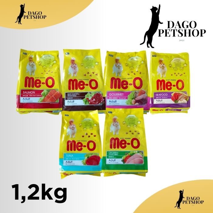 Jual meo adult cat 1.2kg makanan kucing meo tuna salmon CAT FOOD ...