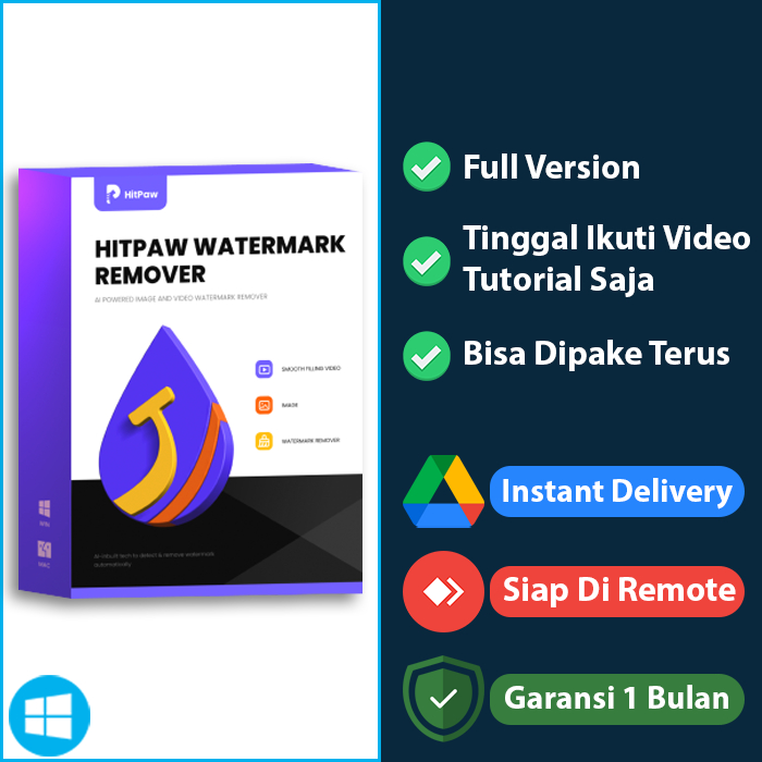 Jual Aplikasi Software | HitPaw Watermark Remover | Shopee Indonesia