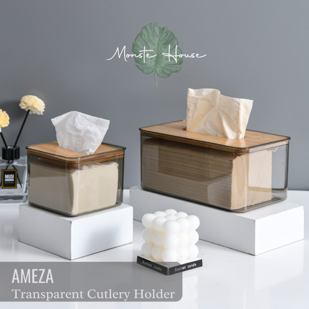 Jual |MONSTE| AMEZA Tempat Tissue Wajah Minimalis Holder Tisu Tutup ...