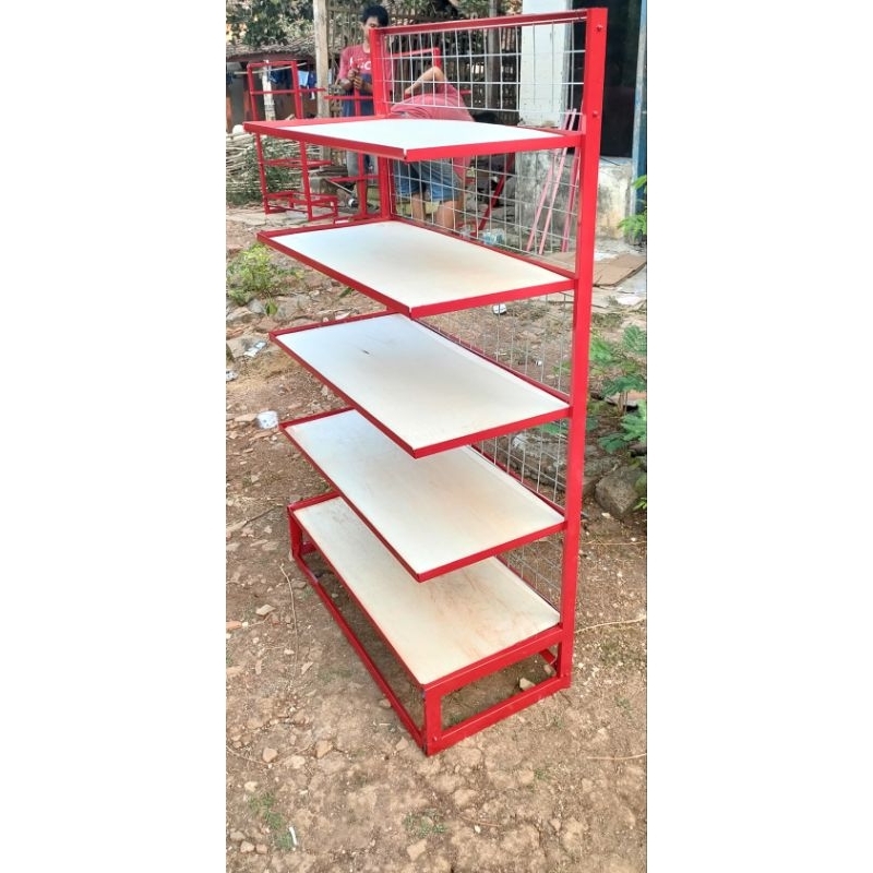 Jual Rak gondola single rak minimarket serbaguna | Shopee Indonesia