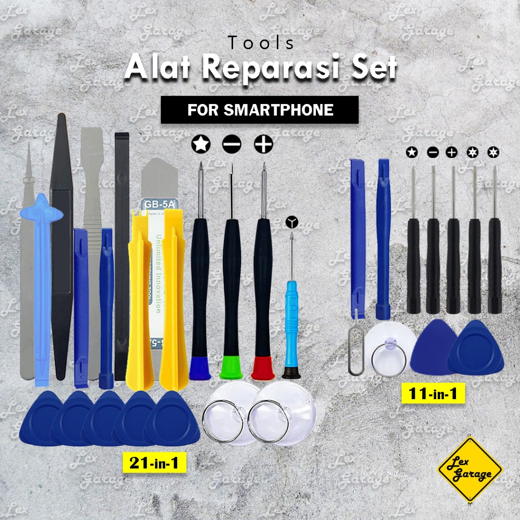 Jual Obeng HP Full Set Alat Service Servis Reparasi HP Laptop | Shopee Indonesia