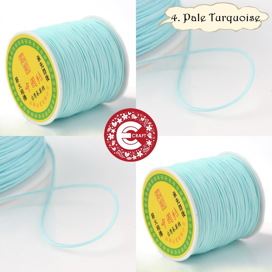 Jual NYLON THREAD 0.8 MM TALI NYLON UNTUK PHONESTRAP MACRAME CORD ...