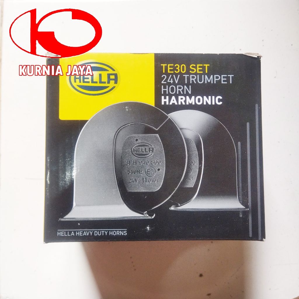 Jual KLAKSON KEONG HELLA ASLI TE30 SET BLACK SLEEK TWINTONE HORN SET ...