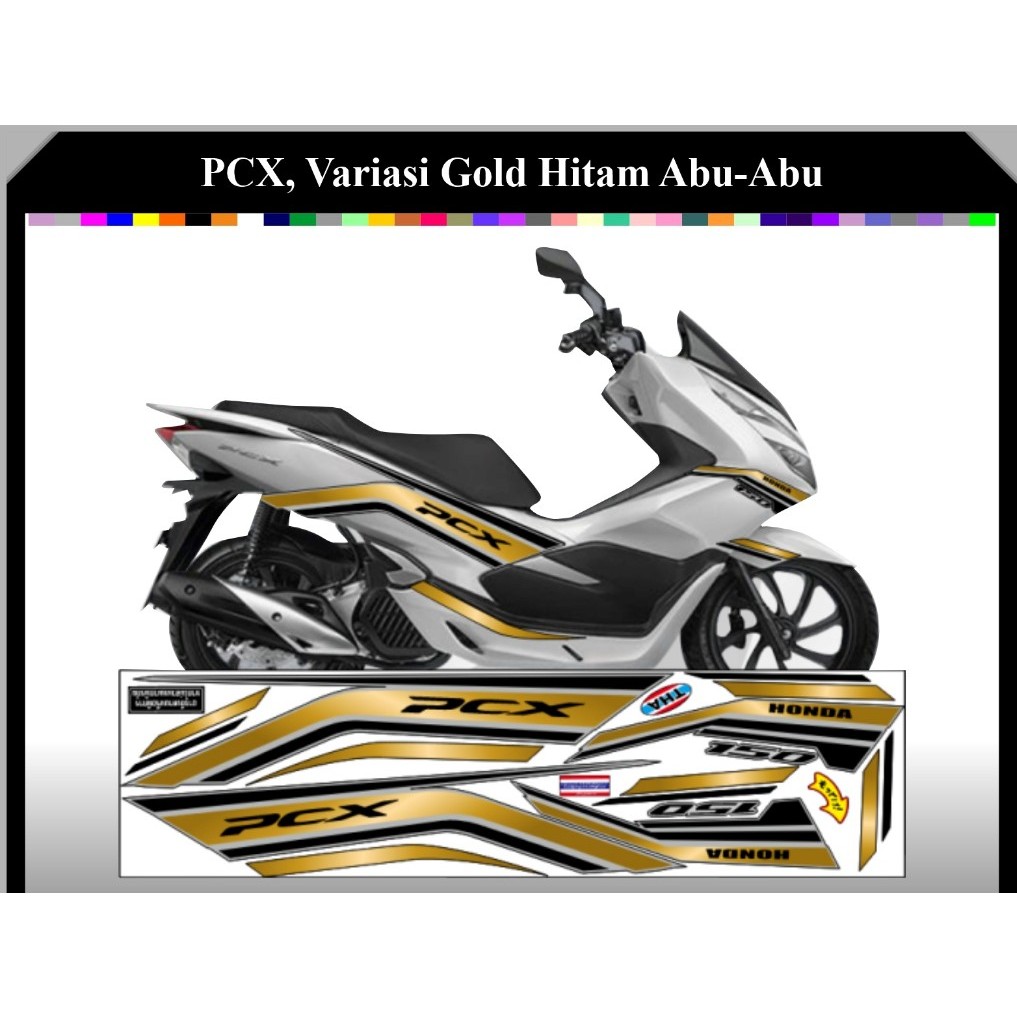 Jual Stiker Striping Variasi Honda PCX Striping List Variasi Honda PCX ...