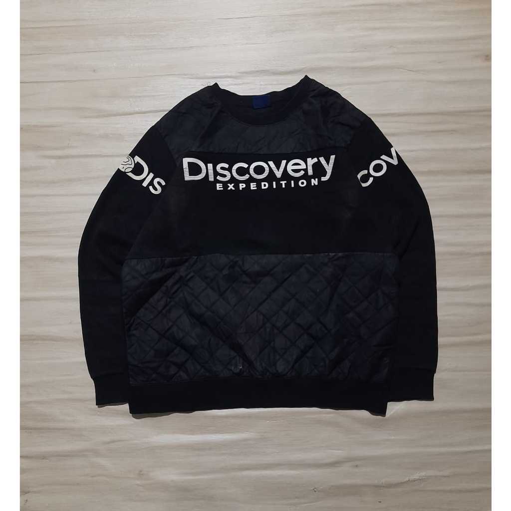 Jual Discovery Crewneck Sweater Hitam Discovery 2nd | Shopee Indonesia