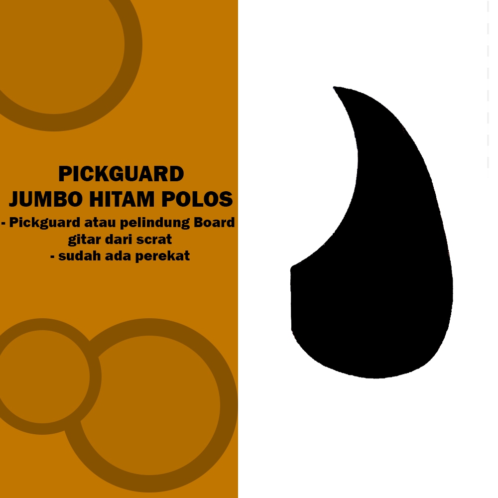 Jual Pickguard Gitar Hitam Polos | Shopee Indonesia
