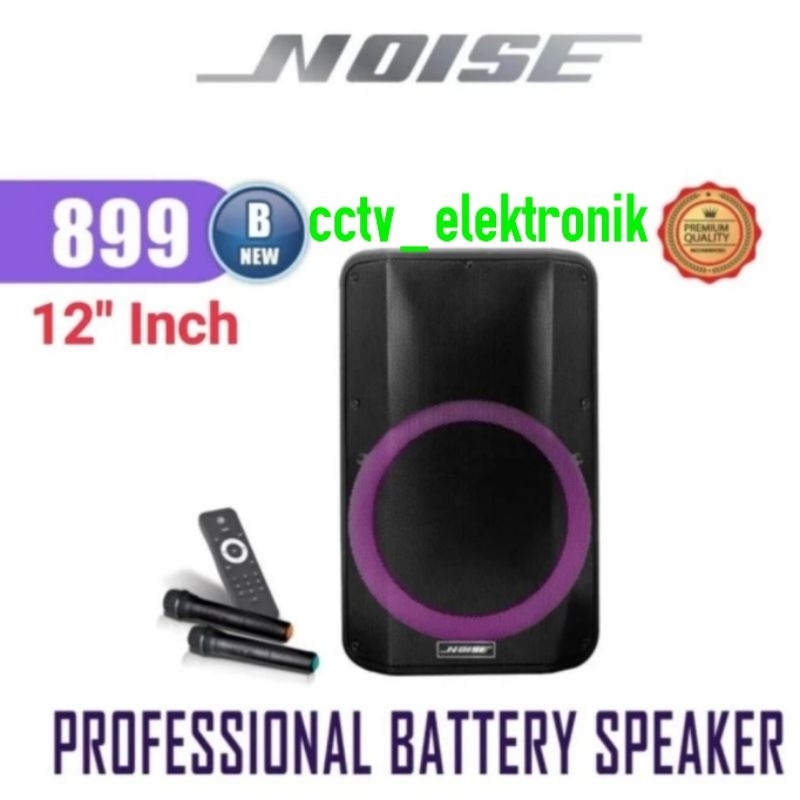 Jual PORTABLE SPEAKER 12 INCH NOISE 899B SPEAKER BLUTOOTH WIRELESS ...