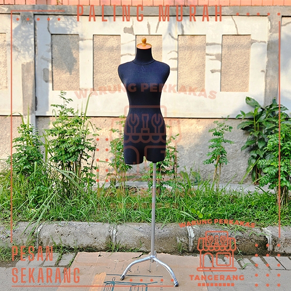 Jual Manekin / Patung Display Wanita Dressmaker Paha Busa Warna Hitam ...