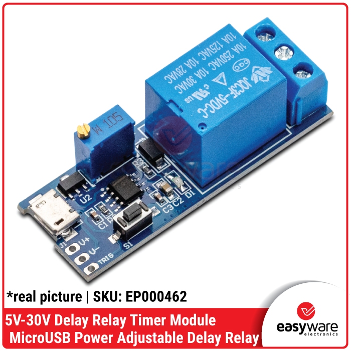Jual 5V-30V Delay Relay Timer module | Shopee Indonesia