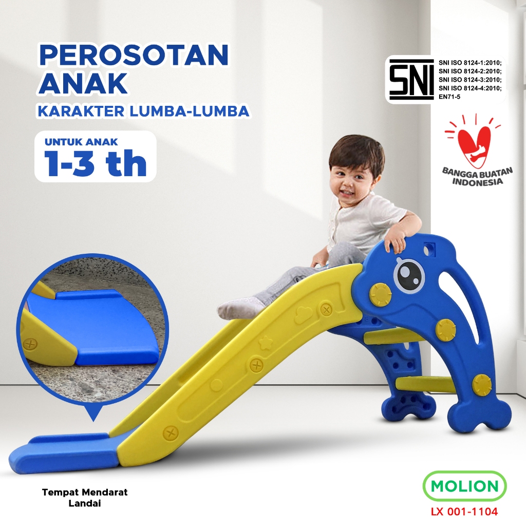 Jual MOLION SNI Perosotan Anak Karakter Lucu Mainan Seluncuran Anak ...