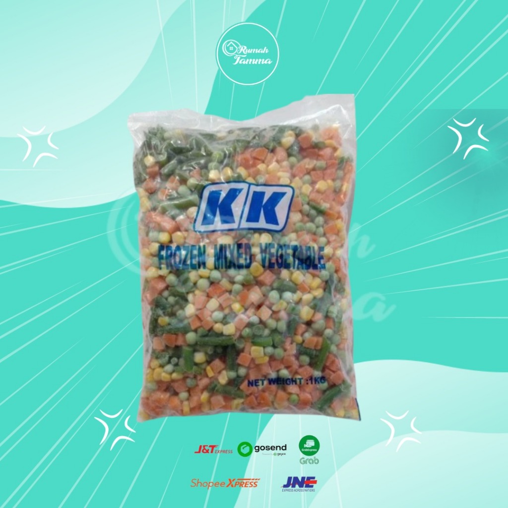 Jual kk frozen mix vegetable 1 kg - sayuran frozen mix | Shopee Indonesia