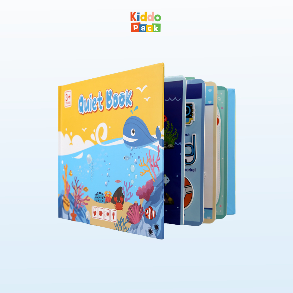 Jual KiddoPack Quiet Book / Busy Book / Buku Edukasi Anak / Buku ...