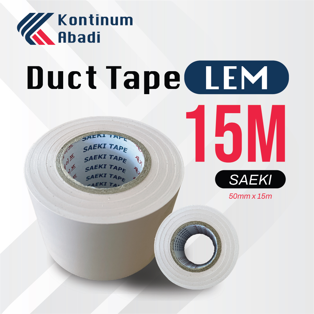 Jual DUCT TAPE / LAKBAN / ISOLASI LEM AC MEREK SAEKI | 15M | Shopee Indonesia