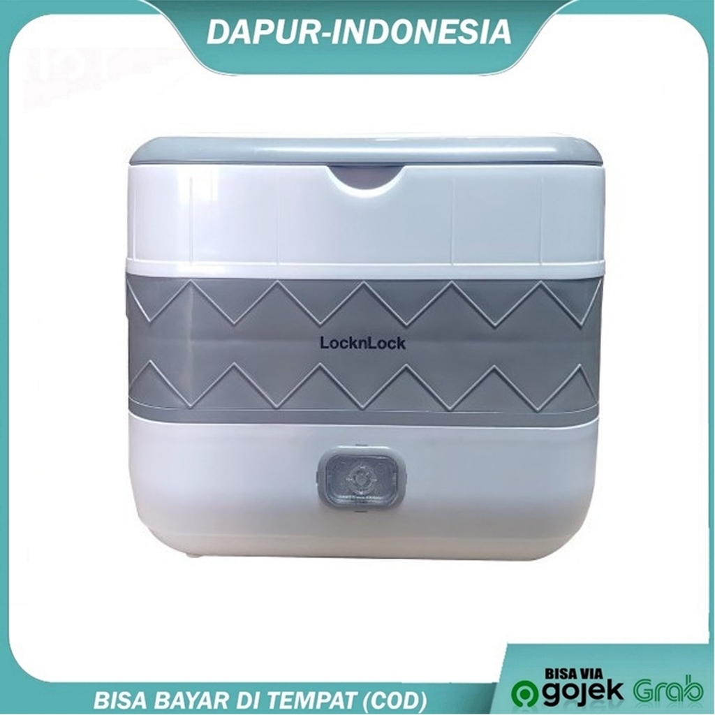 Jual Lunch Box Electric Locknlock Ejr244wht 2 Layer 2,2 Liter | Shopee ...