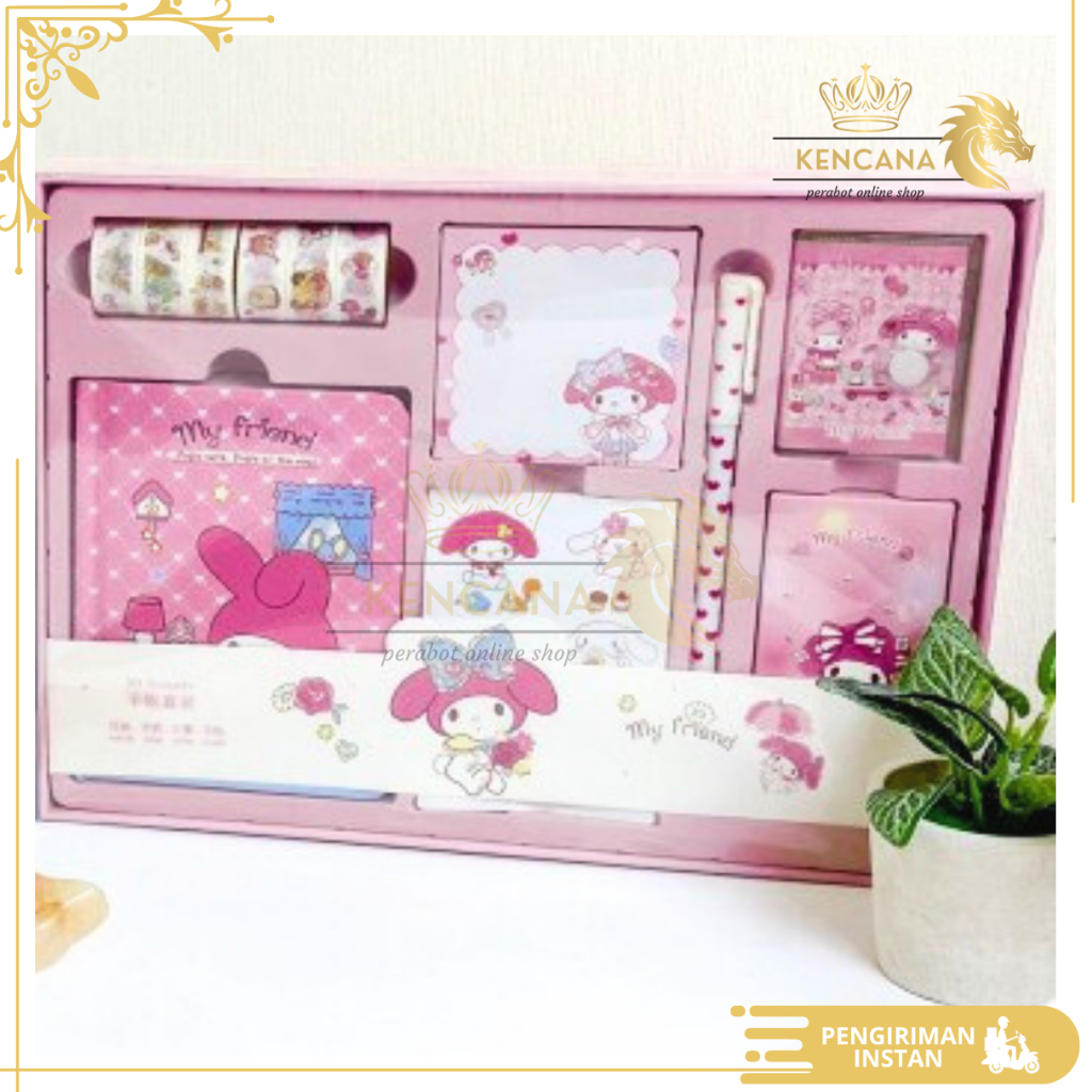 Jual Paket Jurnal Set 7 in 1 Box Hampers Anak / Paket Murah Buku Harian ...