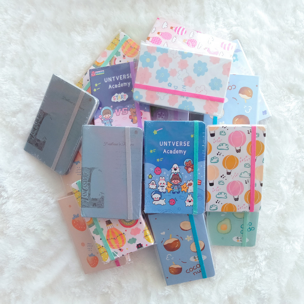 Jual Notebook DIary A6 Tali/Buku Tulis Lucu Lengkung/Buku Catatan ...