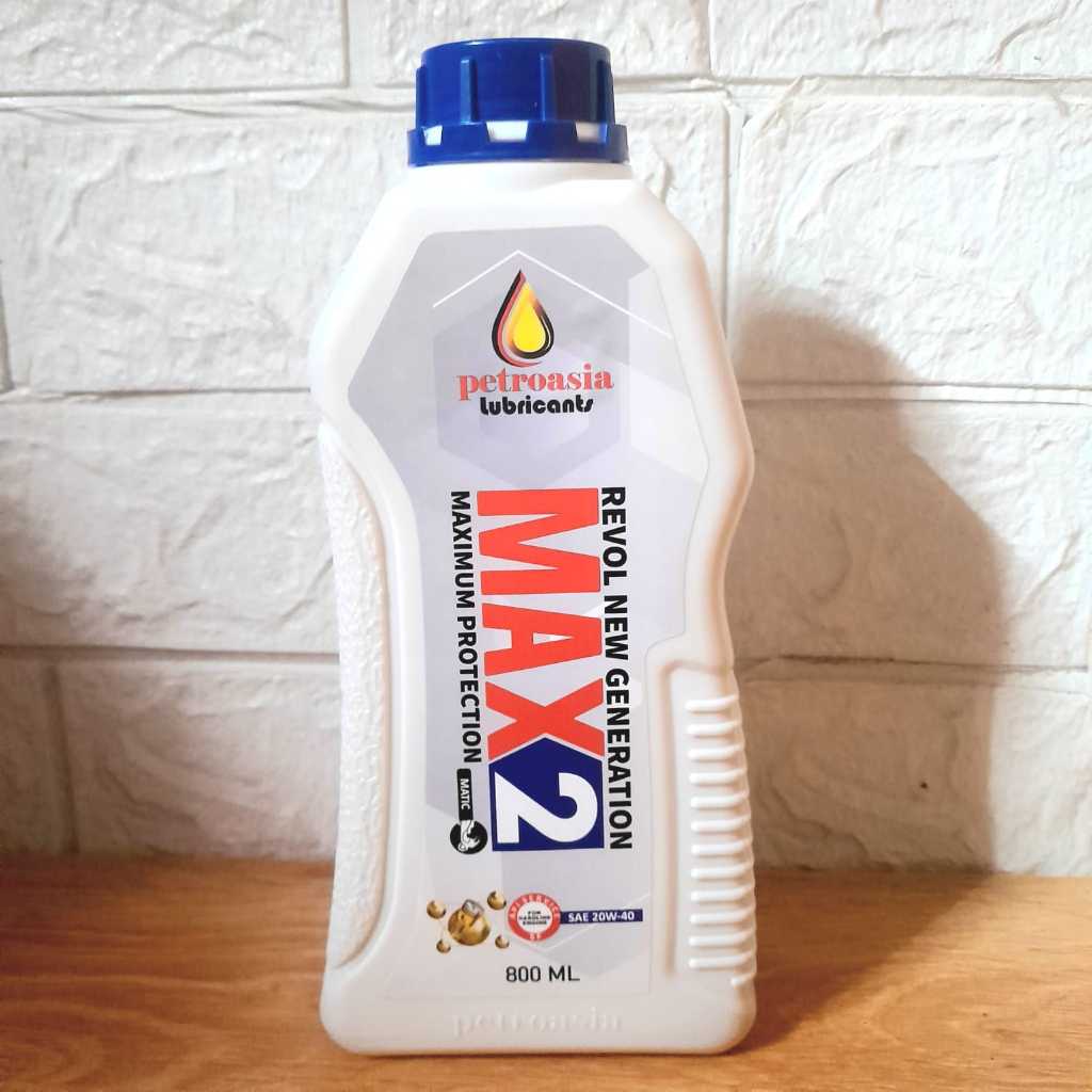 Jual PETROASIA MAX 2 OLI MOTOR MATIC ORIGINAL 800 ML | Shopee Indonesia