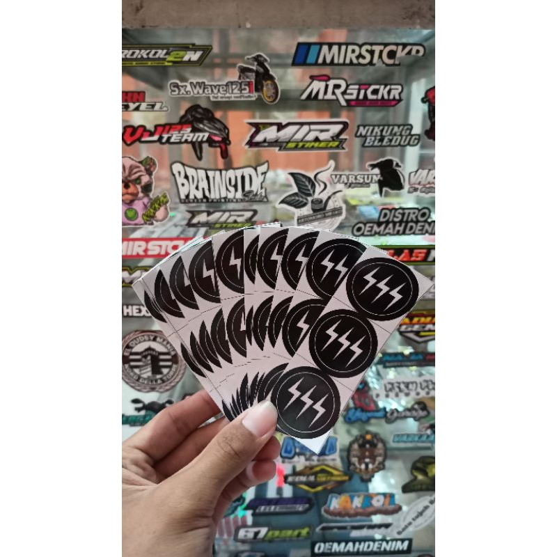 Jual stiker motor viral sunmori logo petir | Shopee Indonesia