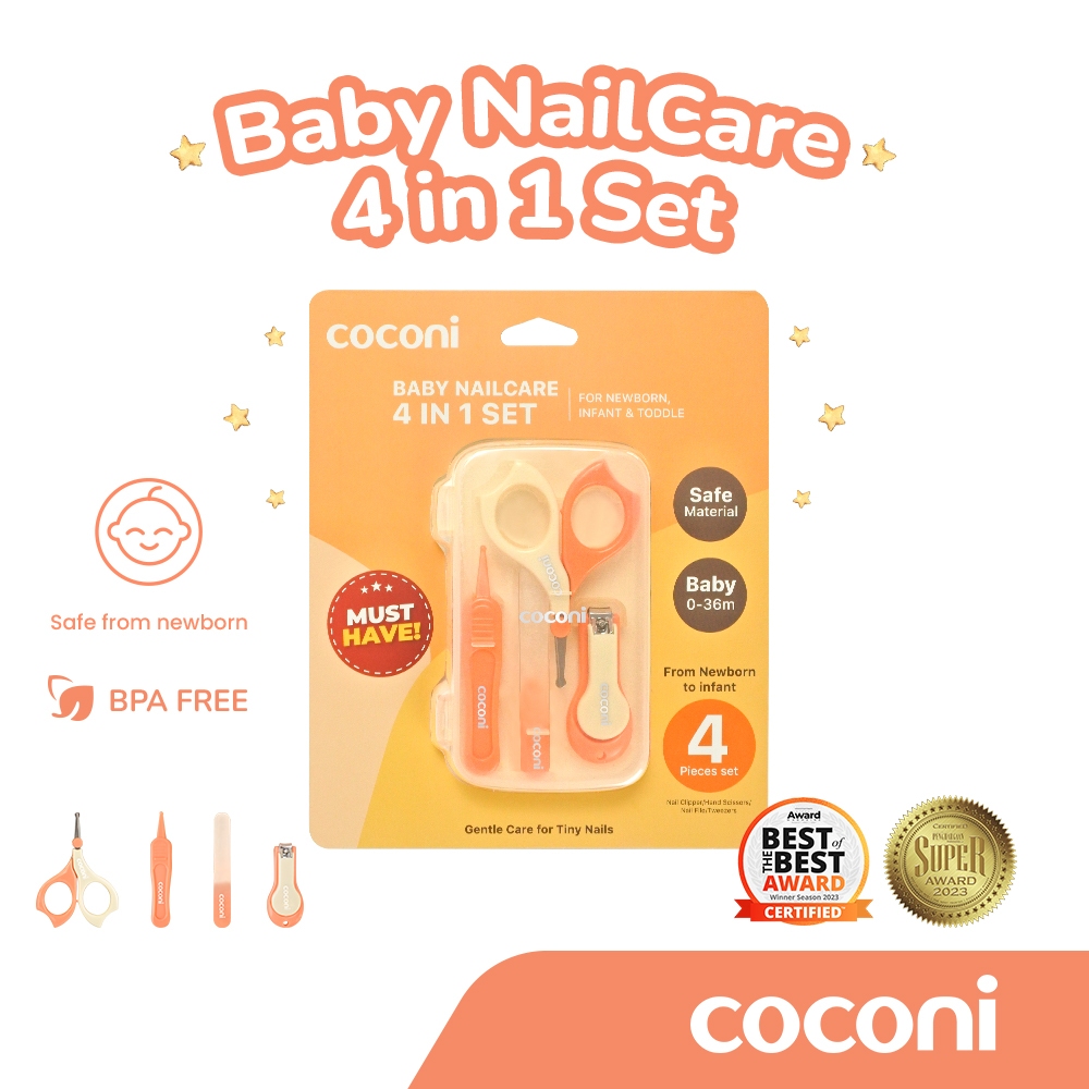Jual COCONI Baby NailCare 4in1 Set | Perawatan Kuku dan Hidung Bayi 1 ...