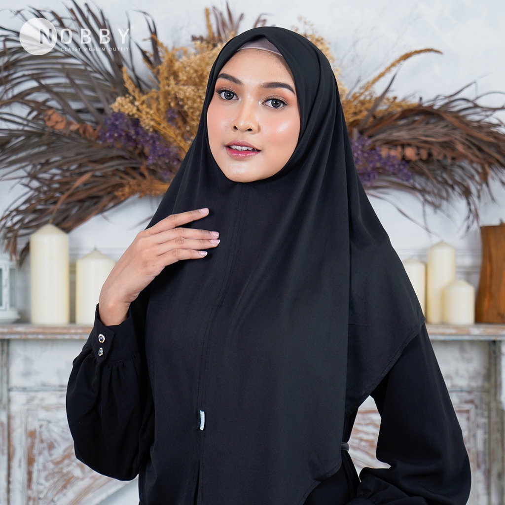Jual Nobby - Dafani Bergo Hijab Instant Bahan Jersey | Shopee Indonesia
