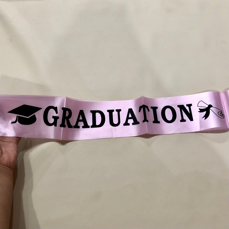 Jual selempang graduation wisuda lulus sekolah kuliah selempang wisuda ...