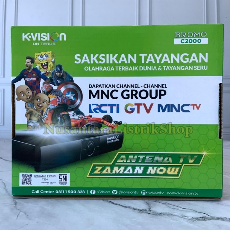 Jual Receiver Parabola Kvision Bromo C2000 HD | Shopee Indonesia