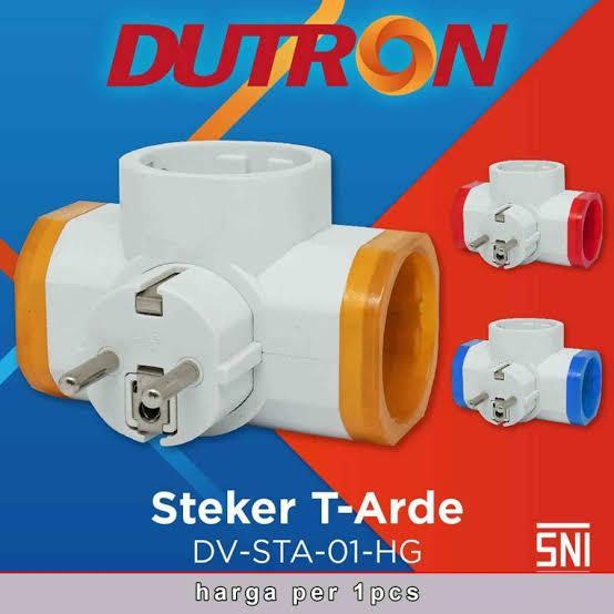 Jual Dutron Steker T Arde Colokan Kaki Tiga | Shopee Indonesia