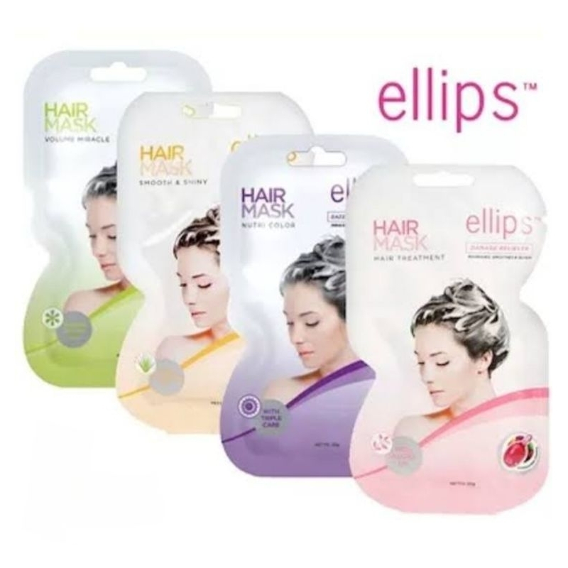 Jual ELIPS Hair Mask 20gr Sachet/Masker Rambut | Shopee Indonesia
