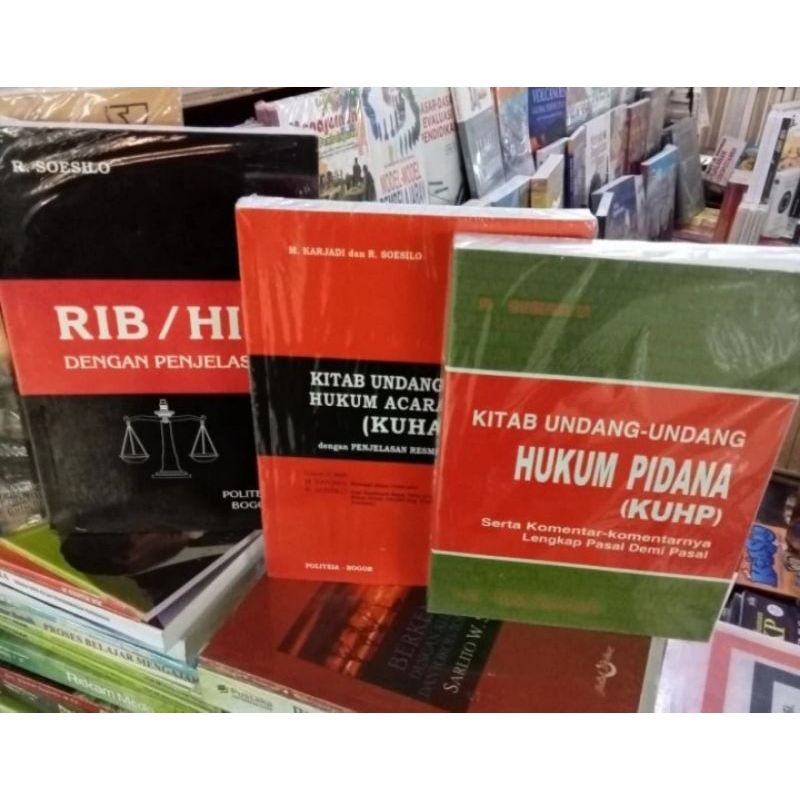 Jual paket buku KUHP KUHAP dan RIB DAN HIR | Shopee Indonesia