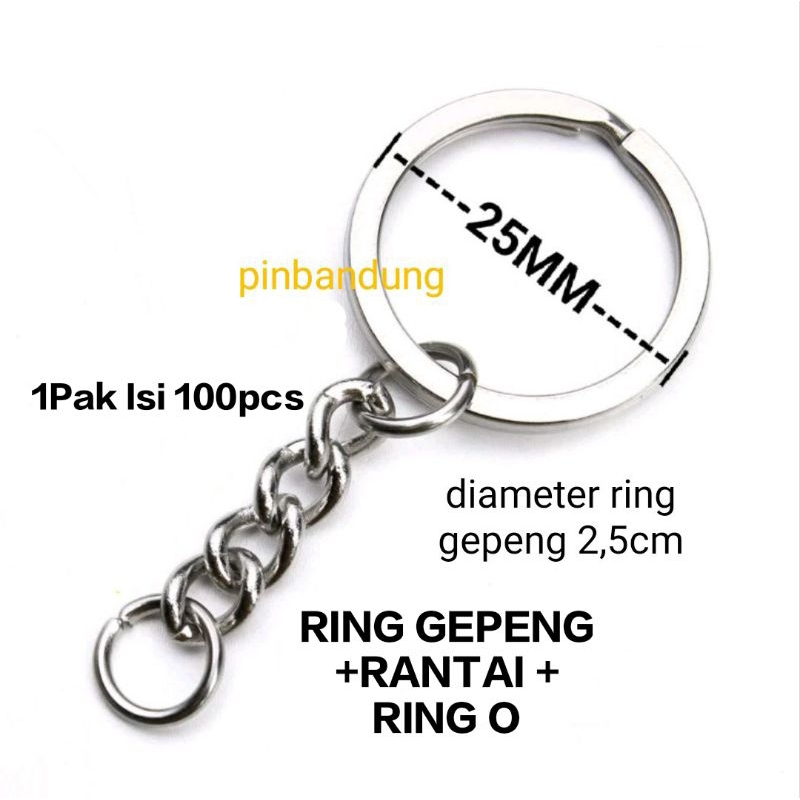 Jual Ring gepeng tebal isi 100pcs gk - 28 ready siap kirim | Shopee ...
