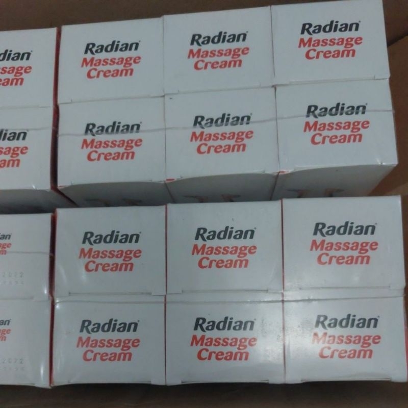 Jual RADIAN MASSAGE CREAM 100GRAM | Shopee Indonesia