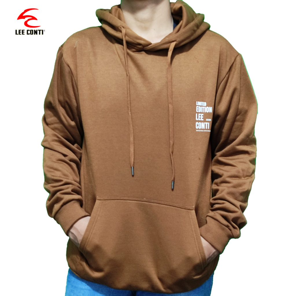 Jual Lee Conti - Hoodie Panjang Orange HA5 | Shopee Indonesia